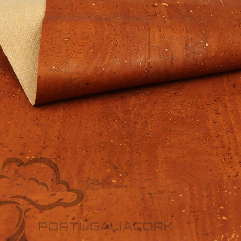 Cork leather Cinnamon - sustainable, vegan cork fabric